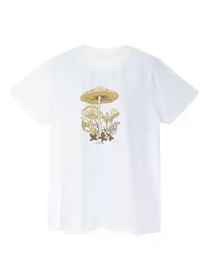 Isolda Mushroom-print T-shirt - White