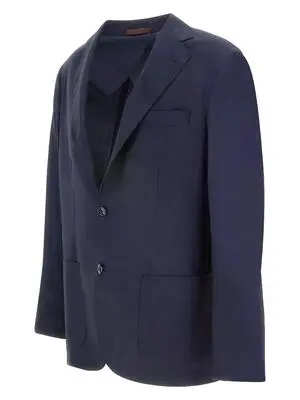 BARBA NAPOLI Chest-pocket Three-button Blazer