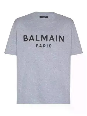 Balmain Printed Cotton T-shirt