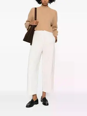 Max Mara Cropped Palazzo Trousers