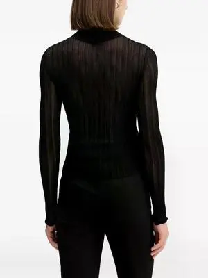 Hugo Sheer Ribbed Top