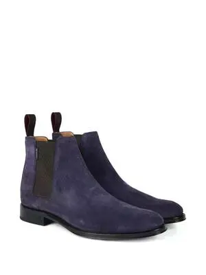 Paul Smith Elastic-panels Suede Chelsea Boots - Blue