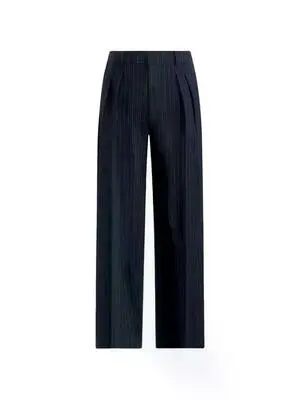 Manière De Voir Julie Tailored Twin Pleat Trousers - Blue