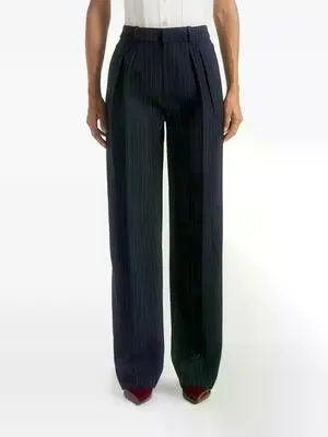 Manière De Voir Julie Tailored Twin Pleat Trousers - Blue