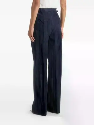 Manière De Voir Julie Tailored Twin Pleat Trousers - Blue