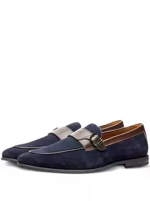 POCHE PARIS Decorative Buckle-strap Loafers