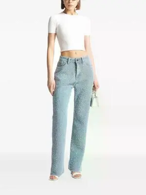 Manière De Voir Sara Bouclé Straight-leg Jeans