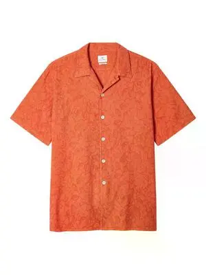 Paul Smith Floral-texture Short-sleeve Shirt