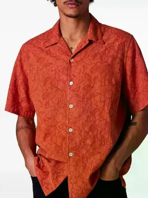 Paul Smith Floral-texture Short-sleeve Shirt