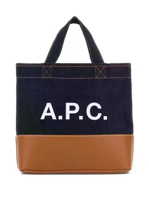 A.p.c. Axel Mini Tote Bag - Blue