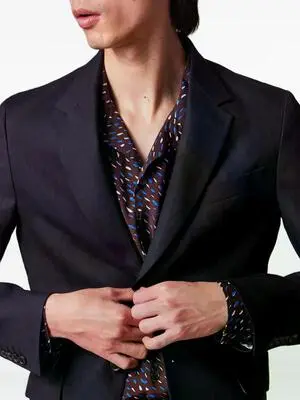 Paul Smith Linen Blazer - Blue