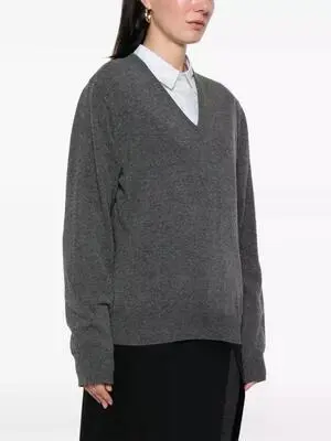 MAISON MARGIELA V-neck Sweater - Grey