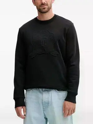 Gant Crew-neck Sweatshirt With Appliqué Detailing