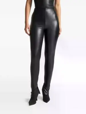 Manière De Voir Leather Leggings - Black
