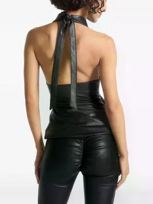 Manière De Voir Draped Halterneck Top