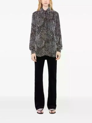 Rabanne Embroidered Shirt - Black