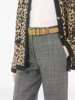 Valentino Garavani Rockstud Suede Belt - Neutrals