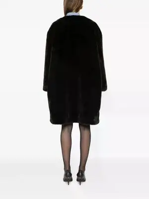 THE FRANKIE SHOP Open-front Faux Fur Coat