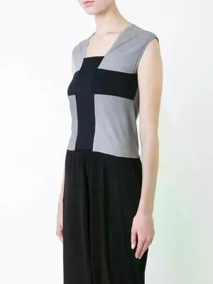 MA+ Sleeveless Top With Cross Detail