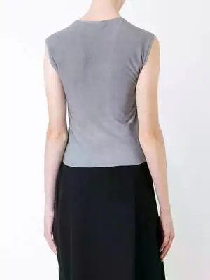 MA+ Sleeveless Top With Cross Detail