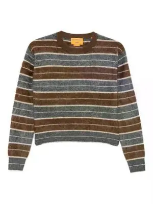 Guest In Residence Striped Knitted Sweater