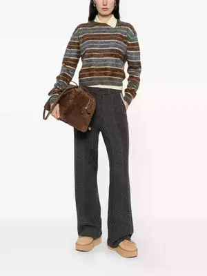 Guest In Residence Striped Knitted Sweater