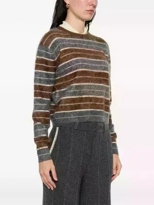 Guest In Residence Striped Knitted Sweater