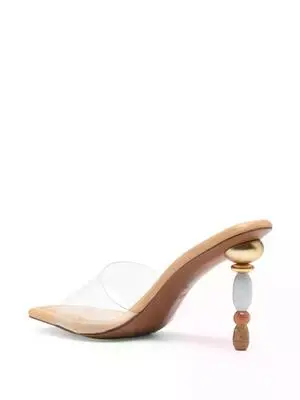 Cult Gaia 100mm Mahina Sandals - White
