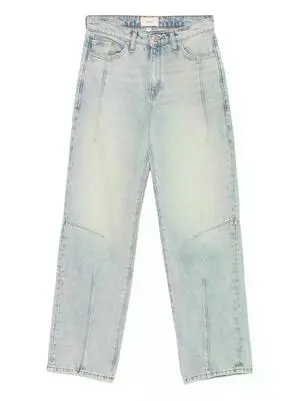 TRIARCHY Paneled Slit Jeans