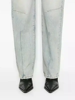TRIARCHY Paneled Slit Jeans