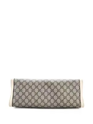 Gucci Padlock Chain Gg Coated Canvas Medium Tote Bag - Brown