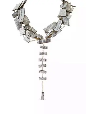 GFW Asymmetric Necklace - Silver