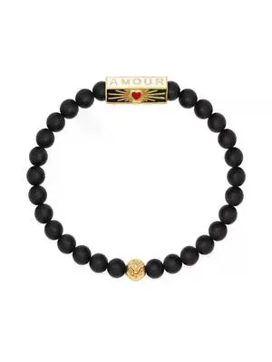 NIALAYA JEWELRY Amour Bead Bracelet - Gold