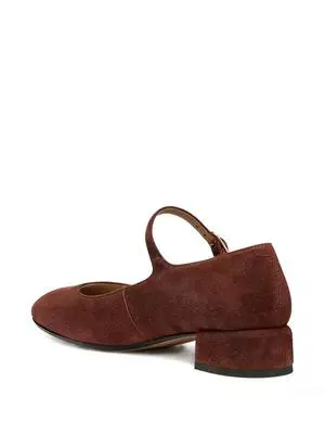 Geox Buckle-strap Suede Pumps