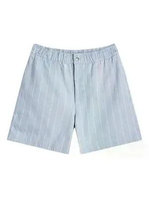 JORDAN X A Ma Maniére Air Pintstriped Shorts - Blue