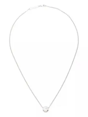 Loewe Anagram Pendant Necklace - Silver