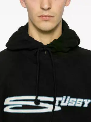 StÜssy Logo Hoodie - Black