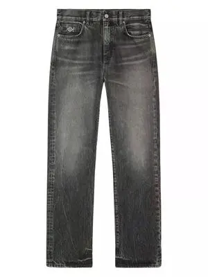 Versace Logo-patch Jeans - Grey