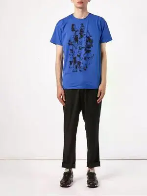LECLAIREUR Abstract Print T-shirt - Blue