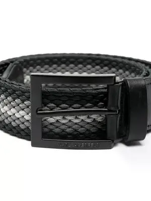 Karl Lagerfeld Woven Buckle Belt