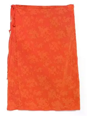 Orange Midi Skirts