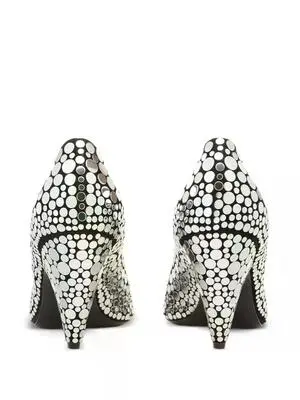 SERGIO ROSSI 85mm Beak Peep-toe Pumps