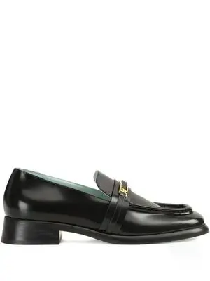 SERGIO ROSSI 25mm Bitt Leather Loafers
