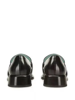 SERGIO ROSSI 25mm Bitt Leather Loafers