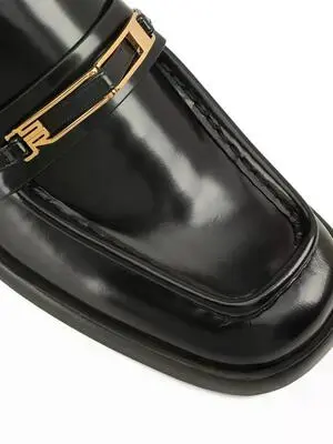 SERGIO ROSSI 25mm Bitt Leather Loafers
