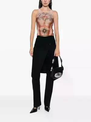 JEAN PAUL GAULTIER Graphic-print Tank Top