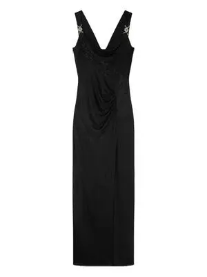 Versace Medusa '95 Draped Gown - Black