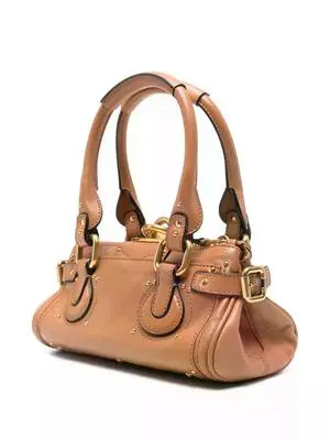 Chloé Small Paddington Leather Tote Bag - Brown