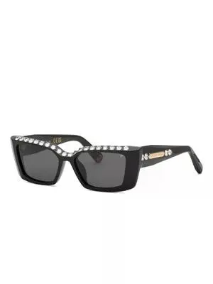 Philipp Plein Crystal-embellished Square Sunglasses