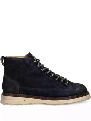 Gant Lace-up Panelled Boots - Blue